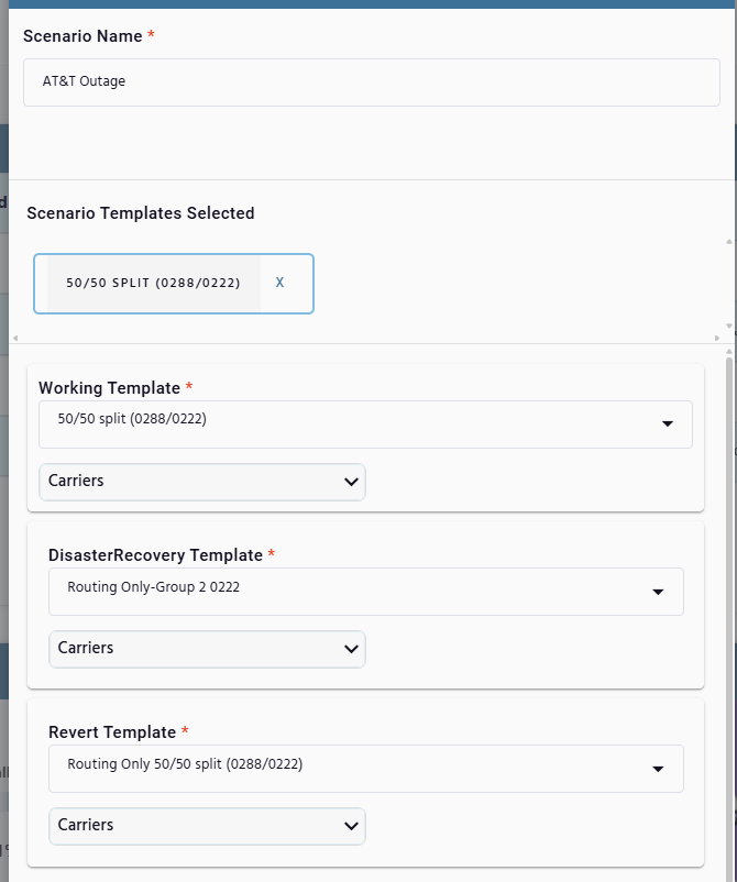 Creating a new Disaster Recovery scenario in NumHub – ATL Communications